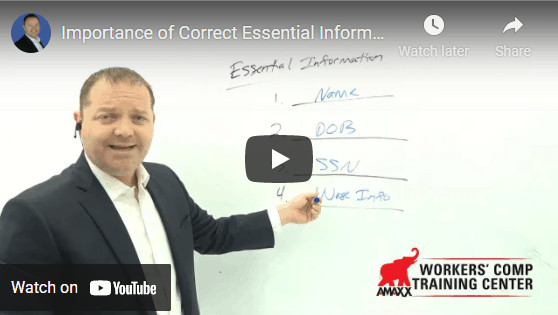 Importance of Correct Essential Information on The First Report of ...