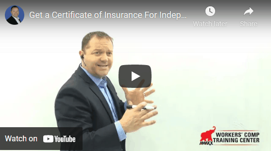 Get a Certificate of Insurance For Independent Contracts - Amaxx ...