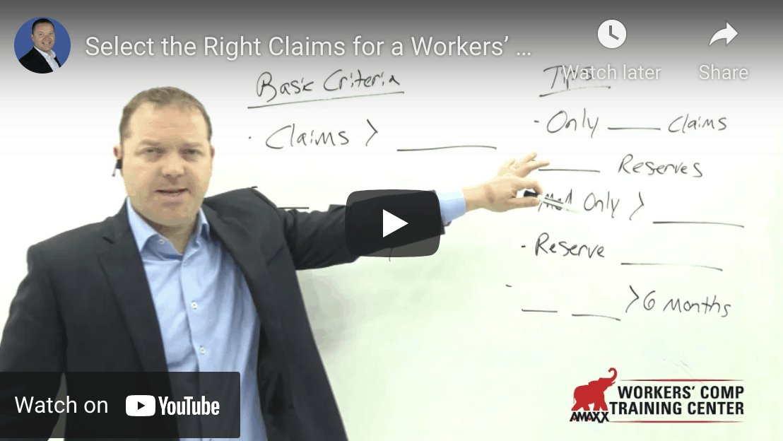 Select the Right Claims for a Workers’ Comp Claim Audit Category Claim ...