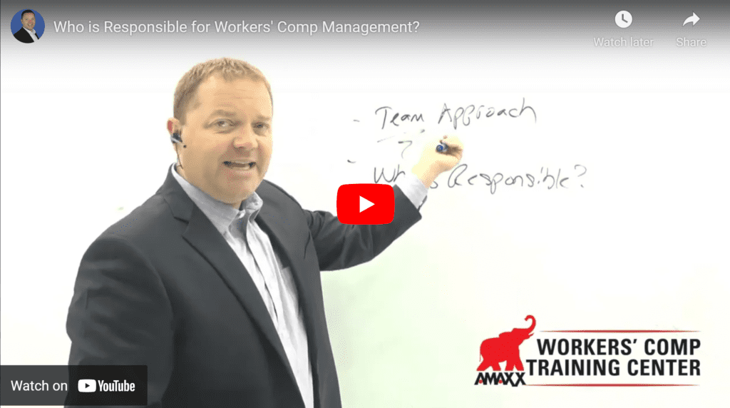 Who's Responsible for Workers' Comp Management? - Amaxx Workers Comp Blog